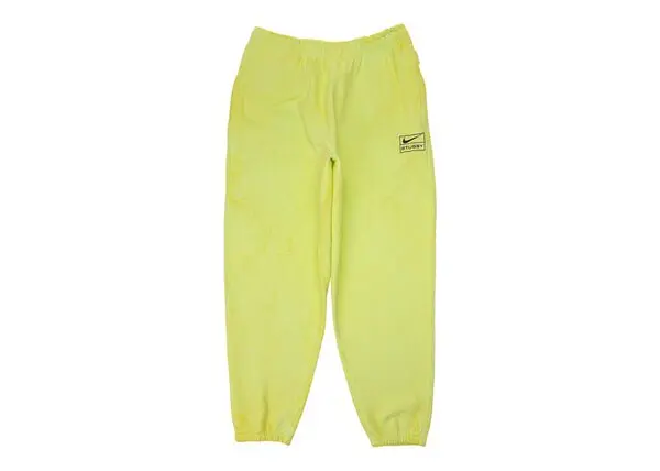 Nike X Stussy Washed Sweatpants - Volt