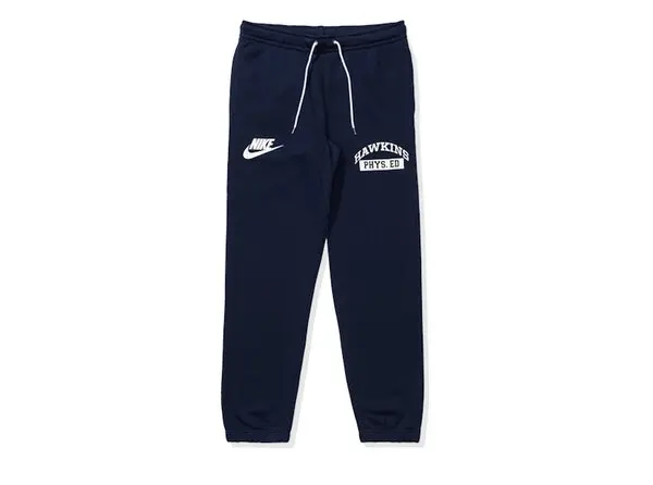 Nike X Stranger Things Hawkins High Sweatpant - Navy Blue