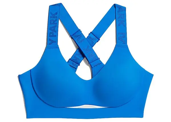 Adidas Ivy Park Mediumsupport Cutout Bra - Glory Blue