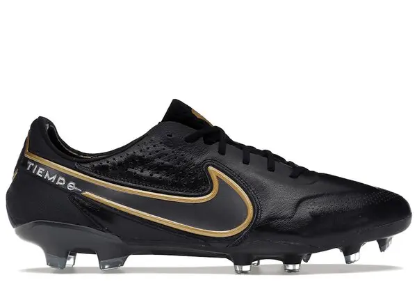 Nike Tiempo Legend Elite Fg - Black/anthracite/metallic Gold