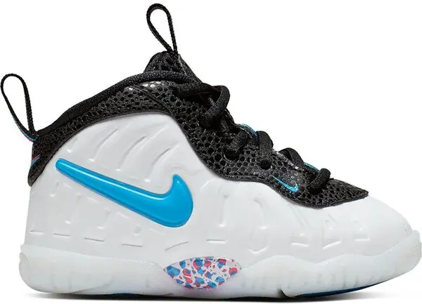 Nike Air Foamposite Pro 3d Sneakers - White/blue Hero/red Orbit