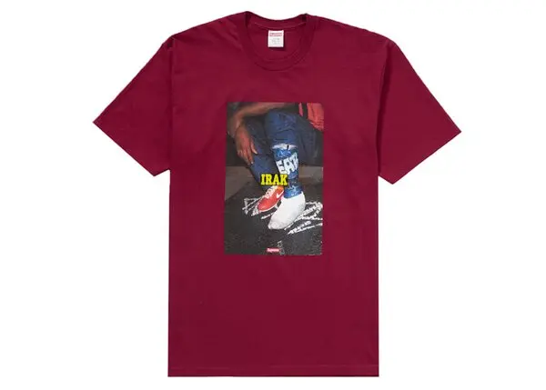 Supreme Irak Cast Tee Shirt - Cardinal