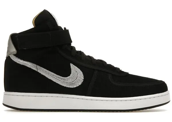 Nike Vandal High Stussy Sneakers - Black/silver/white