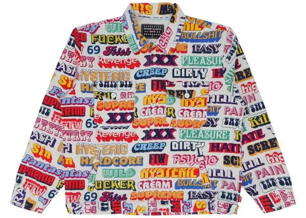 Supreme Hysteric Glamour Text Work Jacket