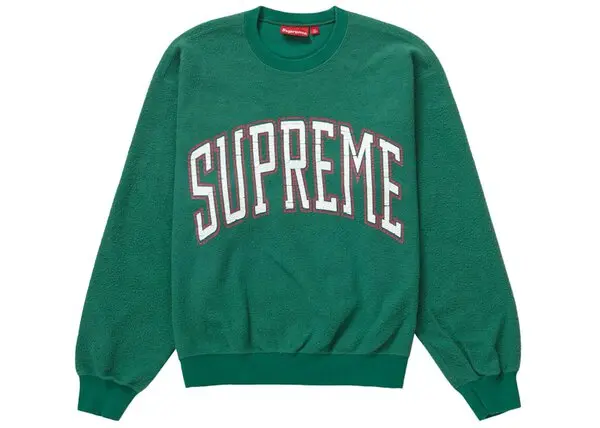 Supreme Inside Out Crewneck Sweatshirt - Light Pine