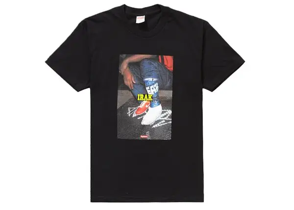 Supreme Irak Cast Tee Shirt - Black
