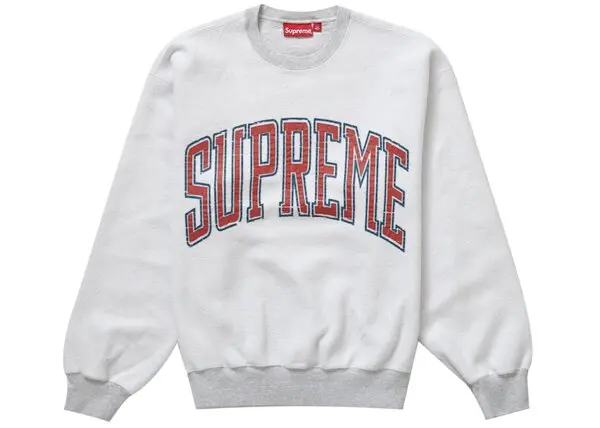 Supreme Inside Out Crewneck Sweatshirt - Ash Grey