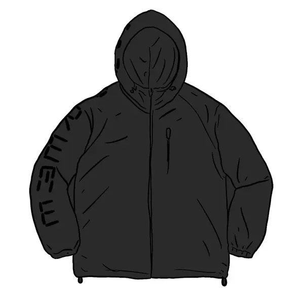 Supreme Digital Logo Track Jacket - Black
