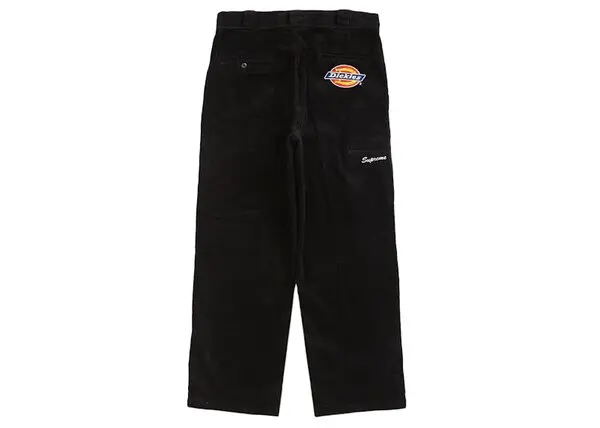 Supreme Dickies Double Knee Corduroy Work Pant - Black