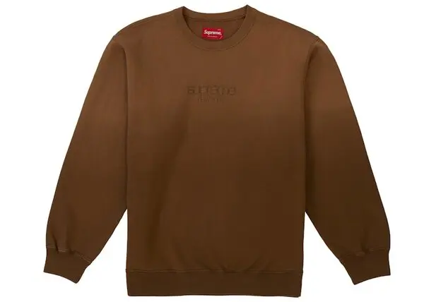 Supreme Crewneck Sweatshirt - Brown
