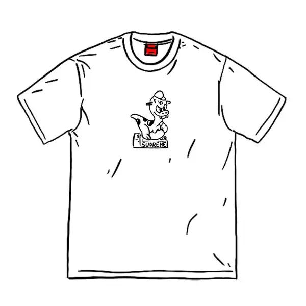 Supreme Dinosaur Tee Shirt - White