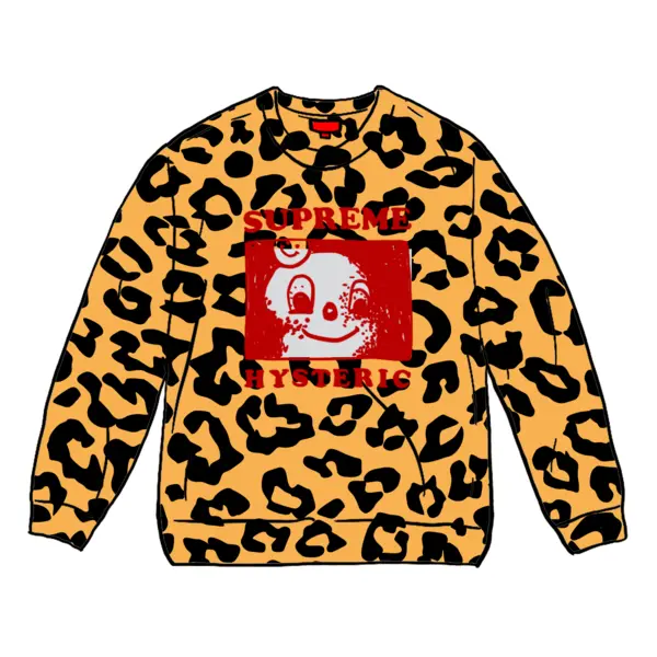 Supreme Hysteric Glamour Crewneck Sweatshirt - Leopard
