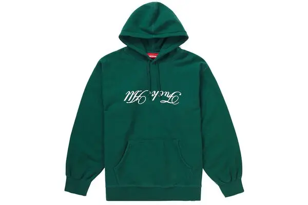 Supreme Jamie Reid Fuck All Hooded Sweatshirt - Dark Green