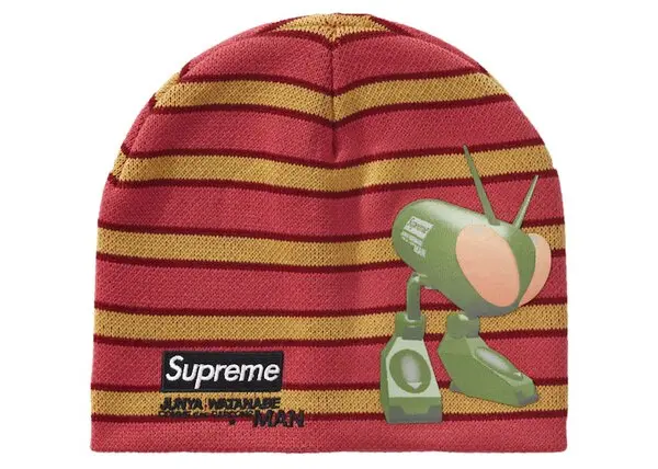 Supreme Junya Watanabe Cdg Beanie - Red Stripe