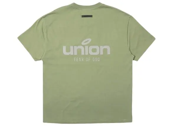 Fear Of God X Union 30 Year Vintage Tee Shirt - Army