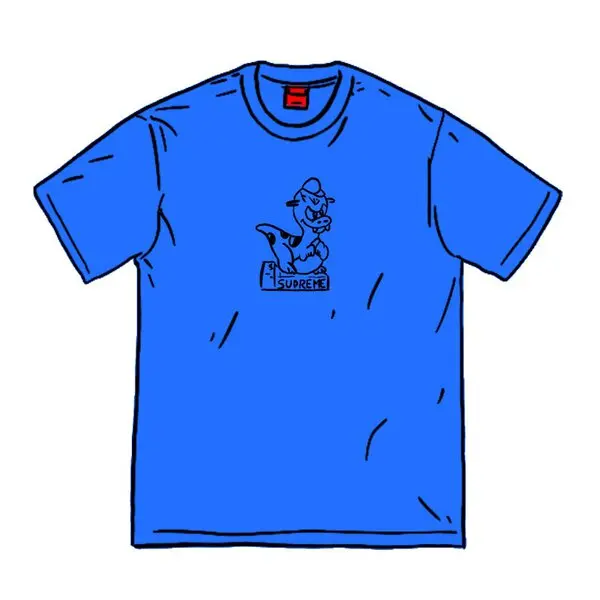 Supreme Dinosaur Tee Shirt - Royal