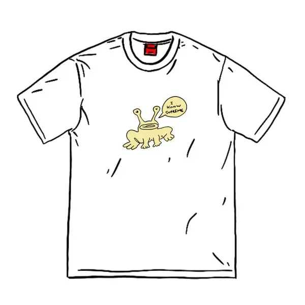 Supreme Daniel Johnston Frog Tee Shirt - White