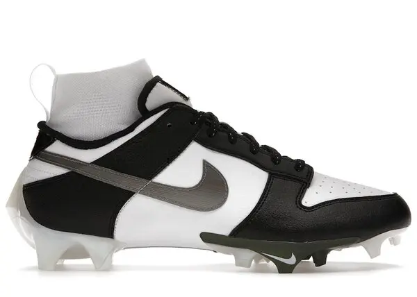 Nike Vapor Edge Dunk Panda Football Cleats - Black/white