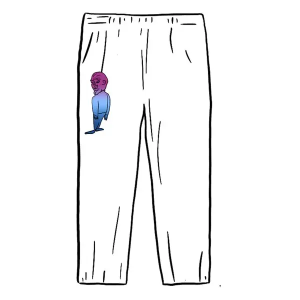 Supreme Daniel Johnston Embroidered Work Pant