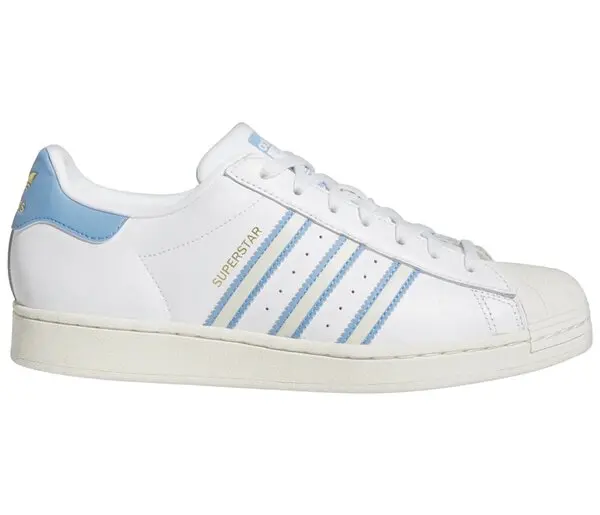 Adidas Superstar Sneakers - Cloud White/off White/light Blue