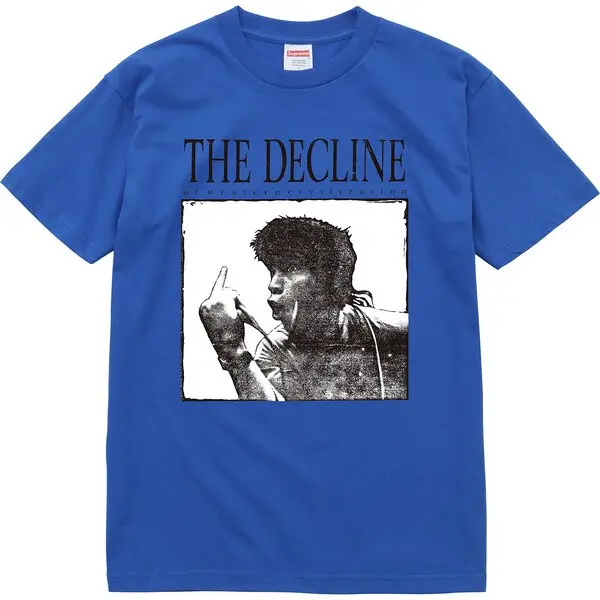 Supreme Decline Of Western Civilization Tee Shirt - Royal