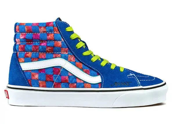 VANS Sk8-hi Awake Ny Sneakers - Blue/red/lime