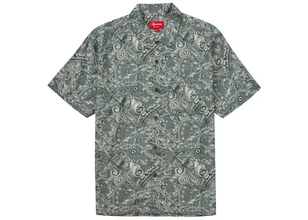 Supreme Dollar Short Sleeve Shirt - Green