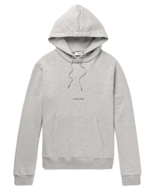 Saint Laurent Rive Gauche Hoodie - Gray