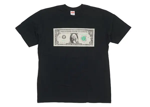 Supreme Dollar Tee Shirt - Black