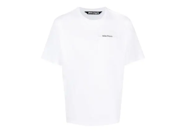 Palm Angels Logotape Cotton T-shirt - White