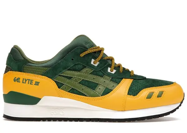 Asics Gel-lyte Iii '07 Remastered Kith Marvel X-men Rogue Sneakers - Green/yellow