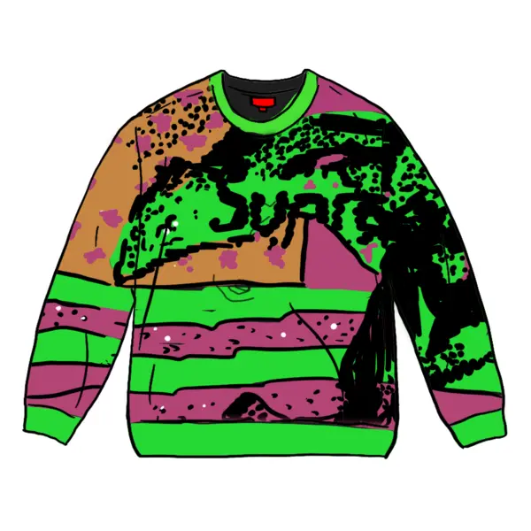 Supreme Digital Flag Sweater