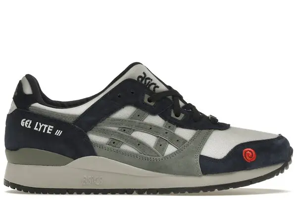 Asics Gel-lyte Iii Sneakers - Grey/navy Blue/faded Olive