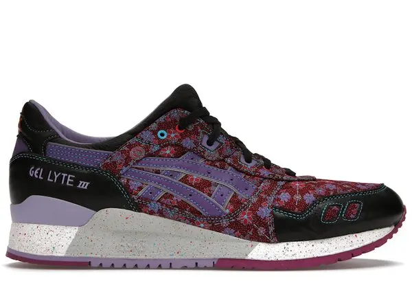 Asics Gel-lyte Iii Limited Edition Vanda Sneakers - Multi/color/purple