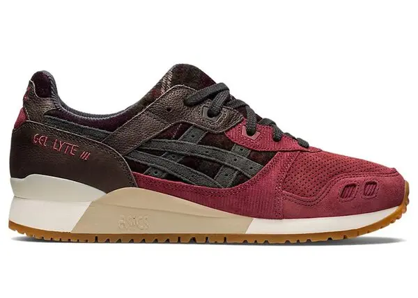 Asics Gel-lyte Iii Og Sneakers - Brisket Red/obsidian Grey