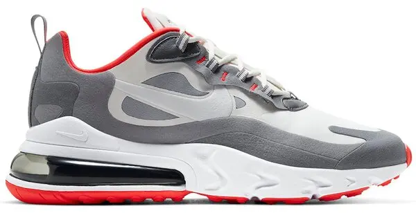 Nike Air Max 270 React - Summit White/smoke Grey/particle Grey