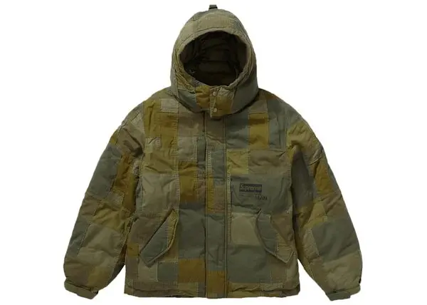 Supreme Junya Watanabe Cdg Patchwork Puffy Jacket