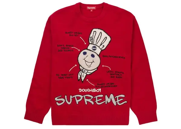 Supreme Doughboy Sweater - Red