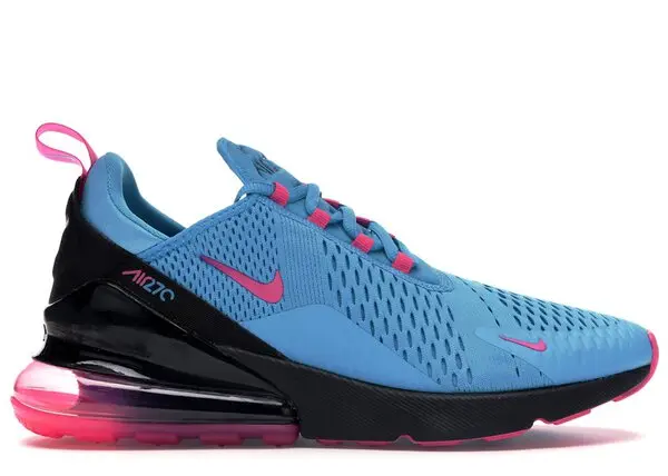 Nike Air Max 270 South Beach - Light Blue Fury/black/laser Fuchsia