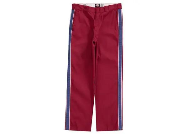 Supreme Dickies Stripe 874 Work Pant - Maroon