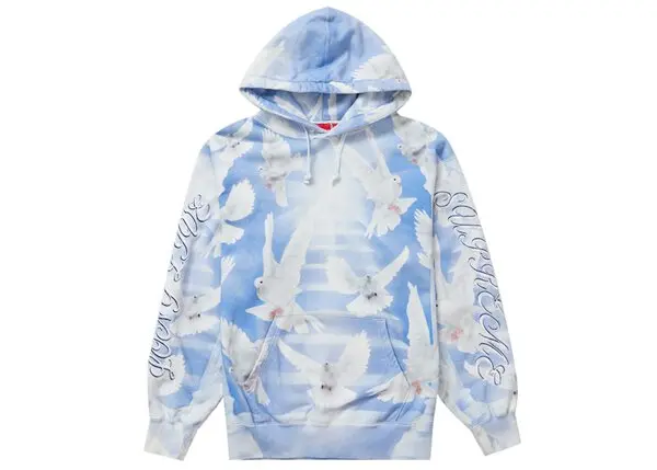 Supreme Doves Hooded Sweatshirt - Blue