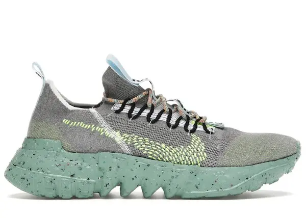 Nike Space Hippie 01 - Wolf Grey/lime