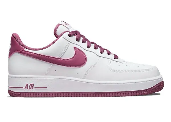 Nike Air Force 1 Low Sneakers - White/light Bordeaux