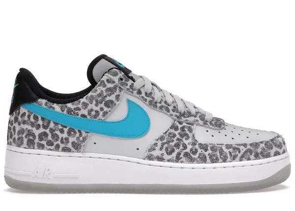 Nike Air Force 1 Low Leopard - Pure Platinum/black/particle Grey