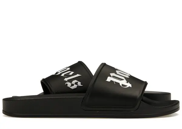 Palm Angels Pool Slides - Black/white
