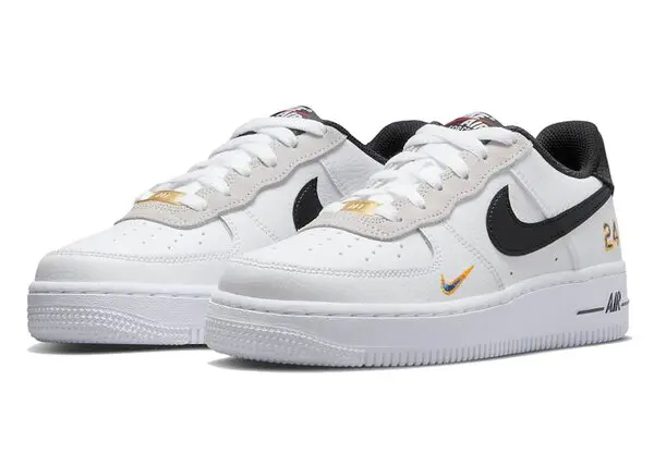Nike Air Force 1 Low Ken Griffey Jr. And Sr. Swingman Sneakers - White/lyon Blue/university Gold