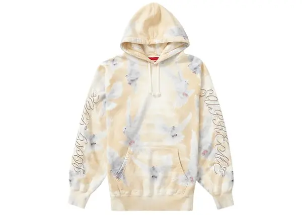 Supreme Doves Hooded Sweatshirt - Tan