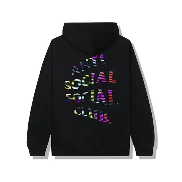ANTI SOCIAL SOCIAL CLUB Fuzzy Connection Hoodie - Black