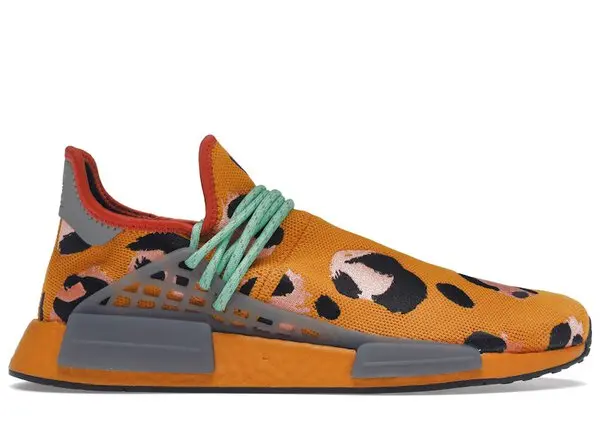 Adidas Nmd Hu Animal Print Sneakers - Focus Orange/core Black/screaming Green