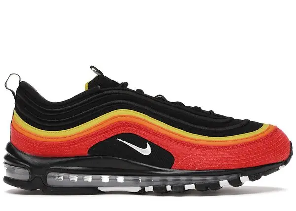 Nike Air Max 97 Sneakers - Black/chile Red/magma Orange